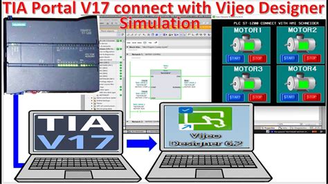 Plc S7 1200 Connect With Schneider Hmi Vijeo Designer Software Runtime