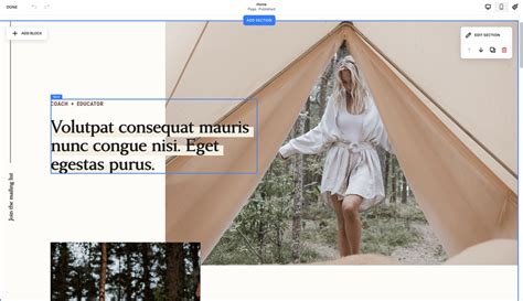 Squarespace 71 Fluid Engine Builder — The Styled Square Premium Squarespace Website Templates