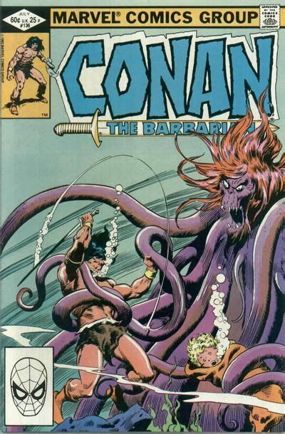 Cover For Conan The Barbarian Marvel 1970 Series 136 Marvel Comics