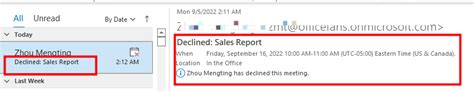 How To Show A Declined Meeting In Outlooks Calendar