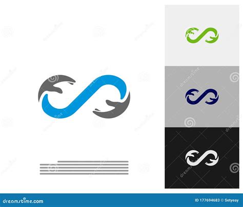 Infinity Care Logo Vector Template Creative Infinity Logo Design