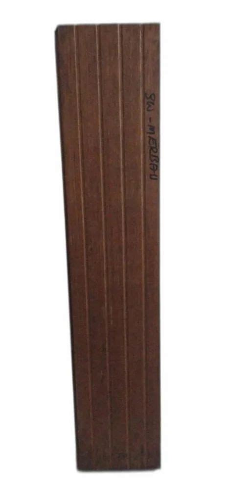 Brown Solid Wooden Floor Surface Finish Glossy Thickness 5mm At Rs