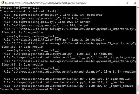 Python 27 Using Pyinstaller On Parmap Causes A Tkinter Matplotlib