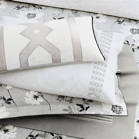 Bedeck Of Belfast Sefa Bedding White Silver Bedeck Home