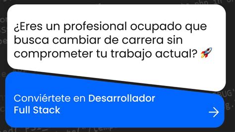 da un giro a tu carrera profesional y conviértete en uno de los perfiles más buscados y mejor