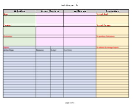 Solution Bd Bd Mgt T Logical Framework Template