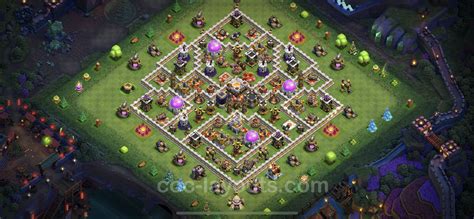 Best Anti 2 Stars Base Th11 With Link Hybrid Town Hall Level 11 Base