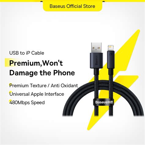 Baseus Usb Cable For Ip Pro Fast Charge Lightning Cable Usb Data