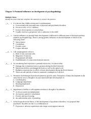 Ch03 Rtf Chapter 3 Postnatal Influences On Development Of