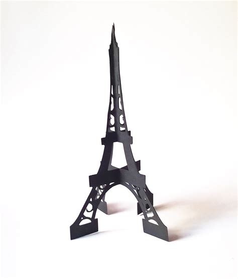 3d Eiffel Tower Svg Templates Centerpieces Party Etsy