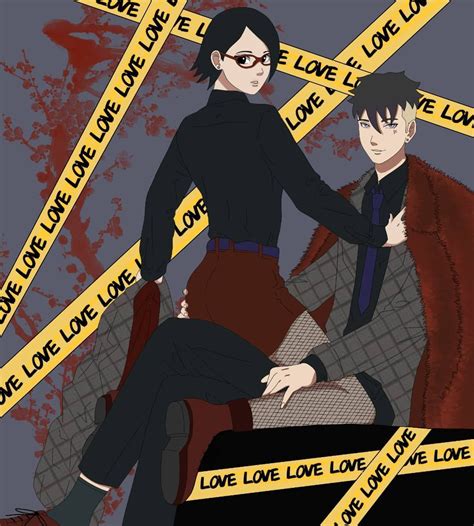 ♡カワサラ♡ On Instagram Amo Criar Artes Para Kawasara Kawaki Sarada