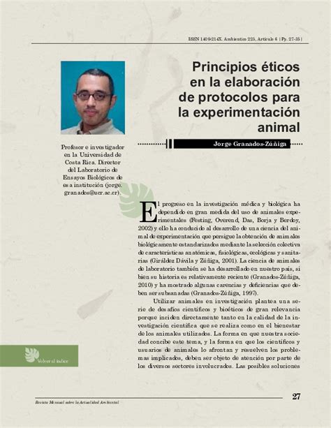 Principios éticos En La Elaboración De Protocolos Para La