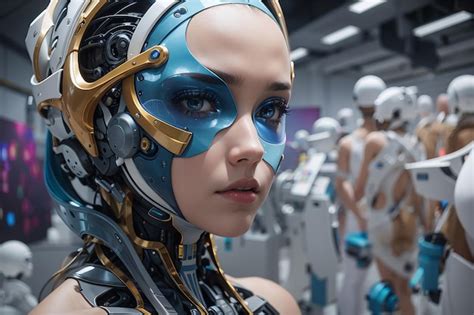 Premium Ai Image Ai Enhanced Artistry Sculpting The Future Of