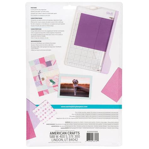 MINI GUILLOTINA PARA CORTE DE PAPEL LILAC Liderart PERU