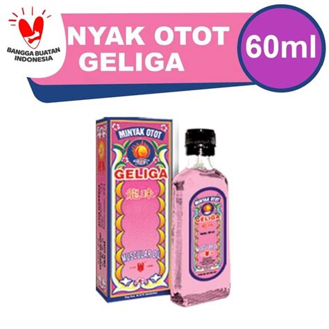 Jual Minyak Otot Geliga 60 Ml Shopee Indonesia