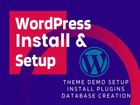 Wordpress Install And Setup Theme Upwork