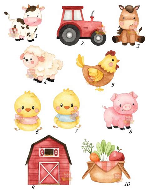 Cute Farm Edible Print Kitchen Jukebox