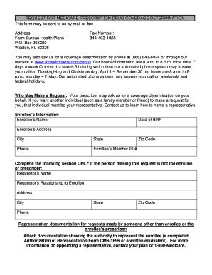 Fillable Online Fillable Online Coverage Determination Request Form Fax Email Print PdfFiller