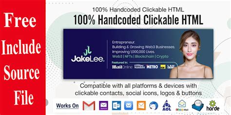 Make A Clickable Html Email Signature For Outlook Gmail Etc By Naimur R Sonet Fiverr