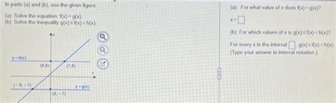 Solved In Parts A And B Use The Given Figure A For Chegg Com