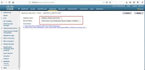 Netflow On Cisco Aireos And Cisco Ios Xe