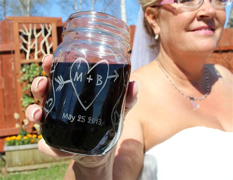 Personalized Etched Mason Jar Glasses Thanks To My Uncle Dees Artistic