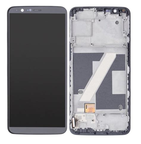 LCD With Touch Screen For OnePlus 5T Black Display Glass Combo Folder With Frame