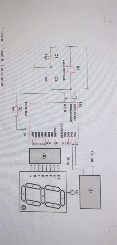 Solved A Microcontroller Given Countdown Counter Using Chegg