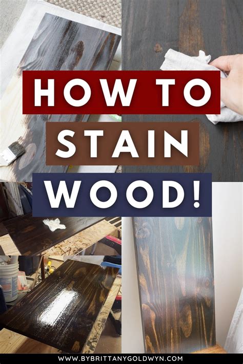 How To Stain Seal And Finish Wood Tutorial From A Real DIYer