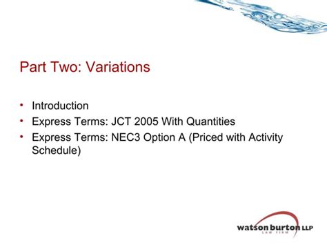Varitations Powerpoint From Watson Burton Ppt