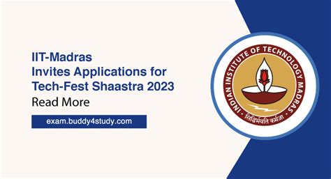 Iit Madras Tif Shaastra 2023 Process Dates And Other Details