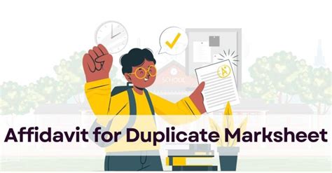Affidavit For Duplicate Marksheet Document Process And Validity