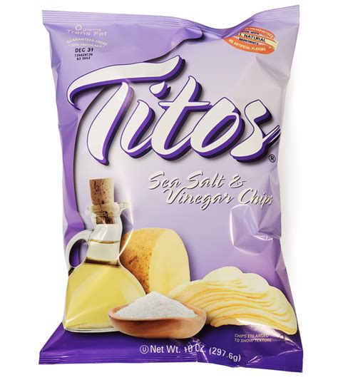 Chip Bag Titos Salt And Vinegar Hand Prop Room