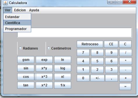 Portal Tutoriales Calculadora científica en Java Codigo Fuente