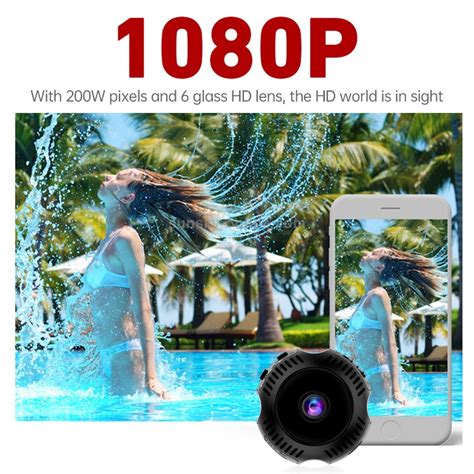 운전 레코더 소형 모니터 카메라 스포츠 야외 무선 Wifi 야간 투시경 Hd 스트랩 카메라 메모리 카드 없음 블랙