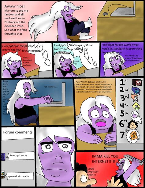 Amethyst Reacts To Her Popularity By Kingofthedededes73 On Deviantart