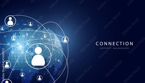 Abstract Connection World Technology Communication Borderless Internet 5g Internet Of Things