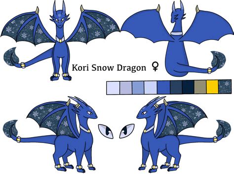Ref Of My Character Kori Snow Dragon By Leahhellhound On Deviantart
