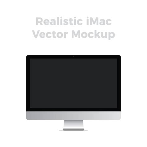 Premium Vector Realistic Computer Mockup