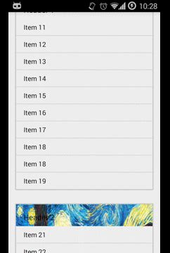 Android RecyclerView With A Single CardView Stack Overflow