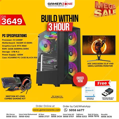 Buy Gaming Pc In Qatar Best Custom Pc Build In 3 Hours