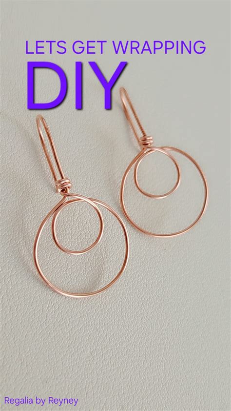 Simple Wire Wrap Ear Earrings Beginner Free Jewellery Tutorial