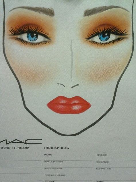 Facecharts Ideas Face Chart Makeup Face Charts Makeup Charts