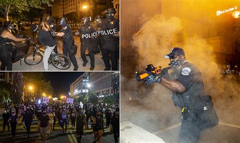 Police Clash With Blm Protesters Outside The White House For The Second