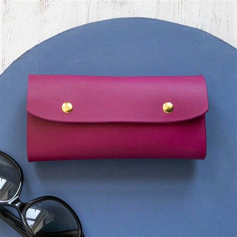 Personalised Handmade Leather Sunglasses Case By Williams Handmade