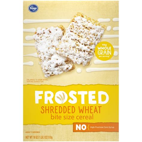 Kroger® Frosted Shredded Wheat Bite Size Cereal 18 Oz Frys Food Stores