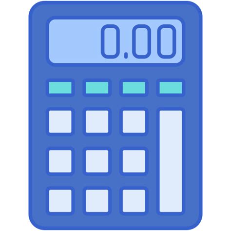 Calculator Flaticons Lineal Color Icon