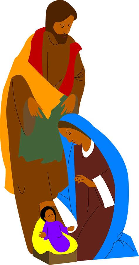 Nativity Clipart Joseph Mary Nativity Joseph Mary Transparent FREE For