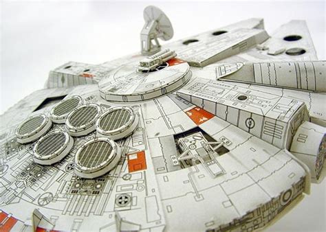 Paper Millennium Falcon The Awesomer
