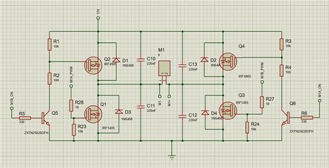 MOSFET H Bridge For DC Motor Electrical Engineering Stack Exchange